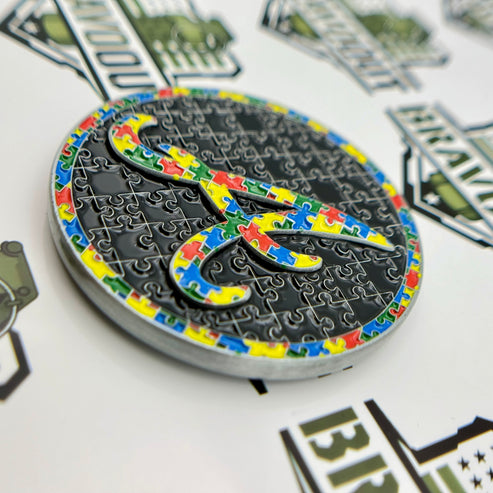 DEA Atlanta Autism Awareness Challenge Coin – Bravo Out