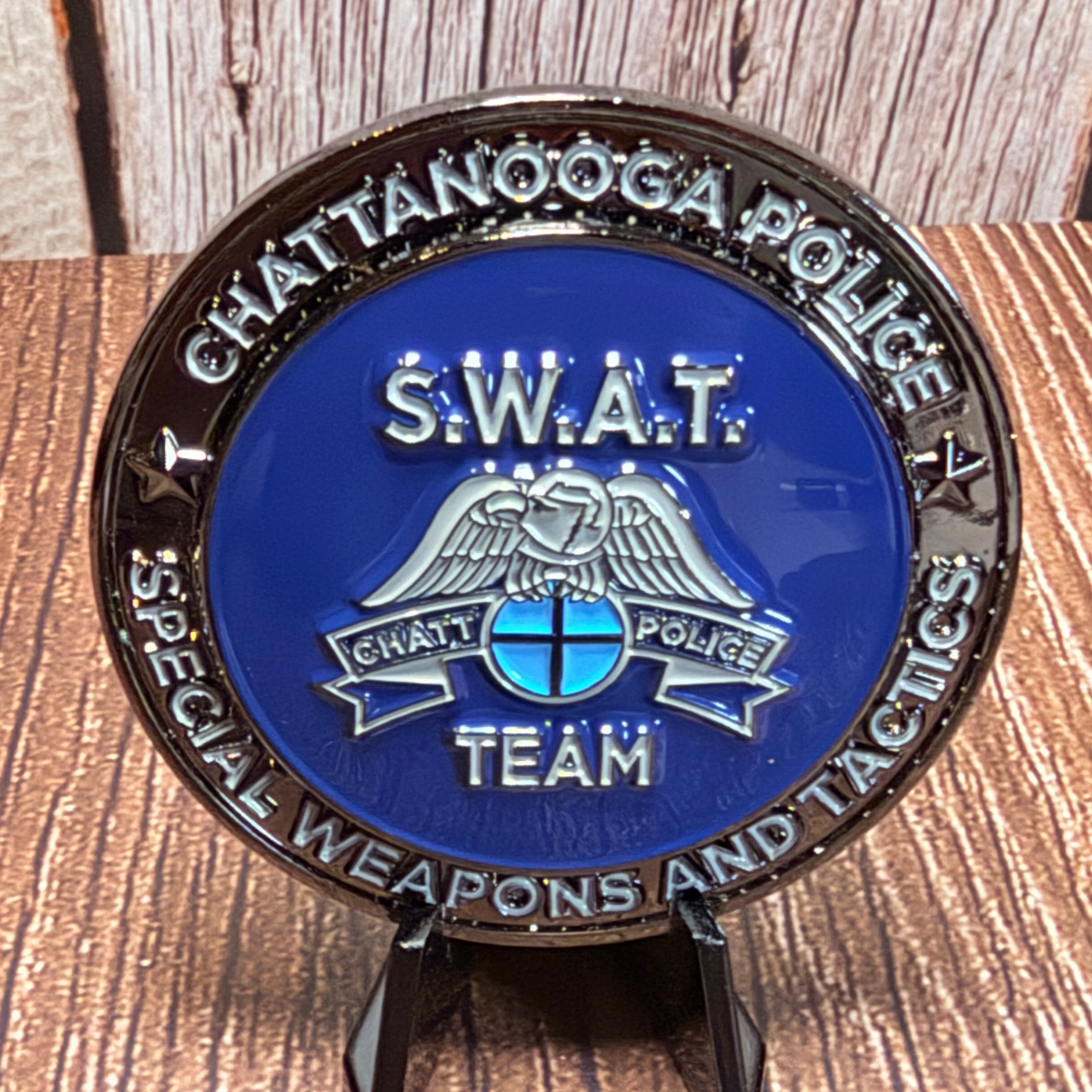 Chattanooga Tennessee Police Department - SWAT - Challenge Coin – Bravo Out