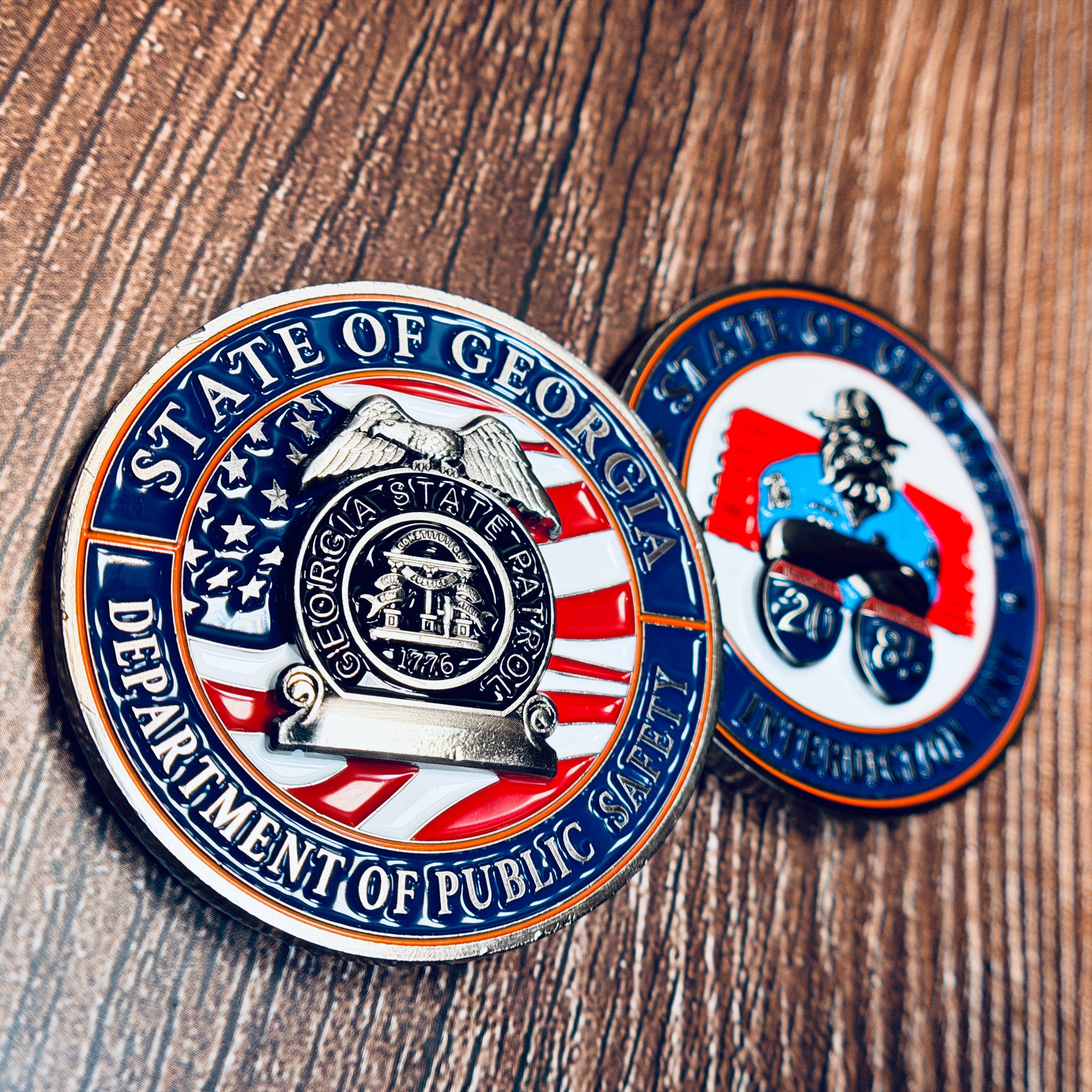 2025 GA DPS Criminal Interdiction Unit (CIU) Challenge Coin – Bravo Out