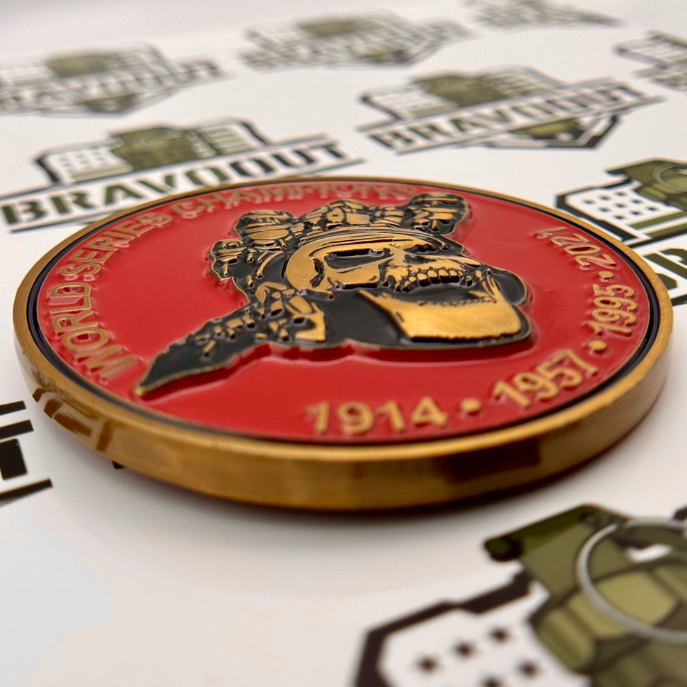 Cobb County PD Atlanta Braves Challenge Coin – Bravo Out