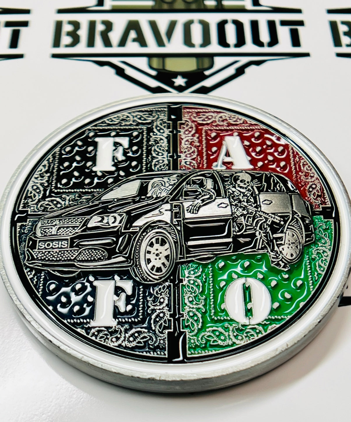 Gwinnexico - Gwinnett County Gangs/Trace Jump Out Boys Challenge Coin – Bravo Out