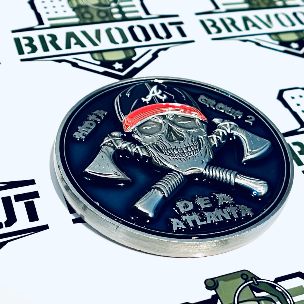 Bravo Out: Custom Challenge Coins, Patches, Apparel, & Promo Items.