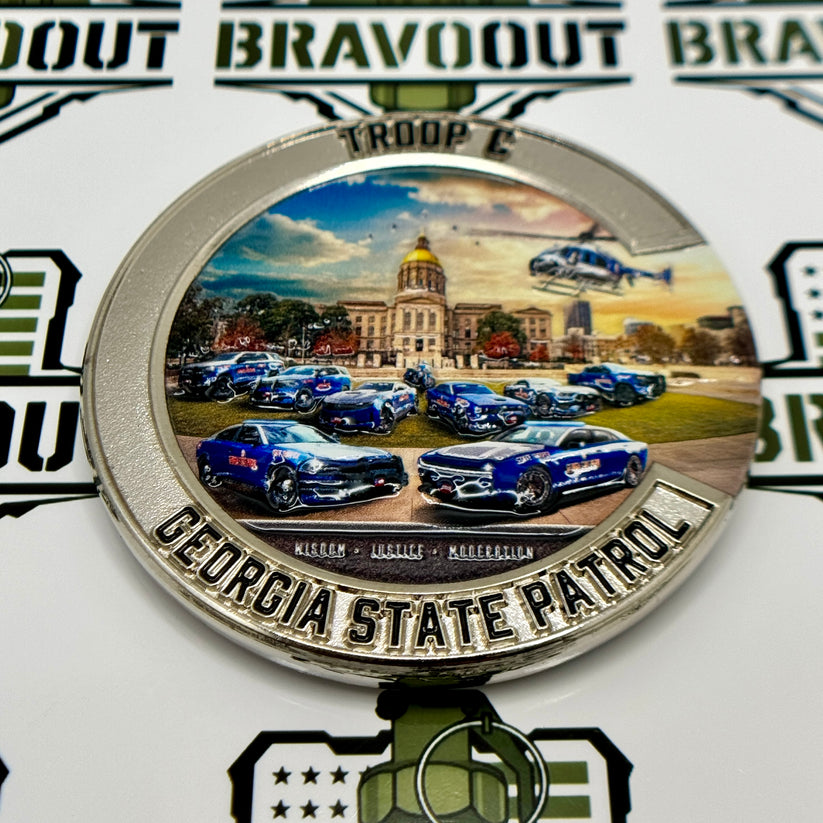 Georgia State Patrol (GSP) - Troop C Challenge Coin – Bravo Out