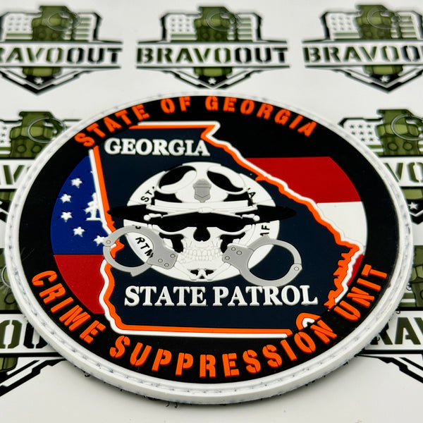 Georgia State Patrol (GSP) - Crime Suppression Unit (CSU) PVC Patch ...